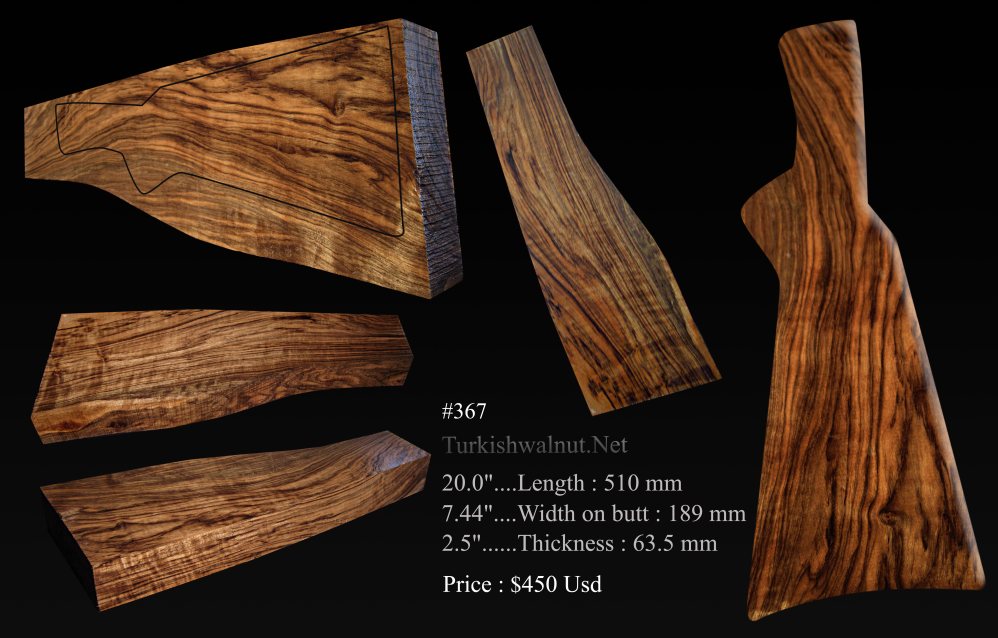 TurkishWalnut.Net Gun stock blanks - Shotgun Blanks - Exhibition Grade ...