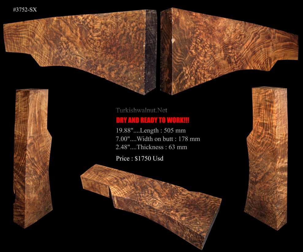 TurkishWalnut.Net Gun stock blanks - Shotgun Blanks - Exhibition Grade ...