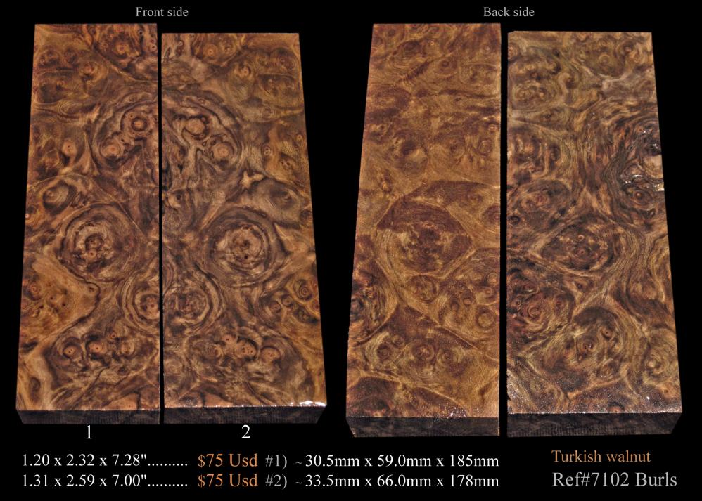 BURL WALNUT...::: by TurkishWalnut.Net - Turkish Walnut Pieces - Knife ...