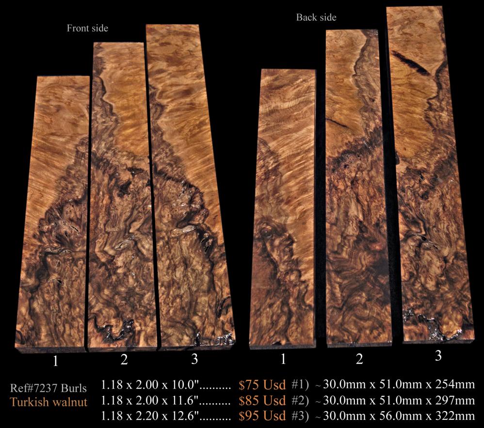 BURL WALNUT...::: by TurkishWalnut.Net - Turkish Walnut Pieces - Knife ...