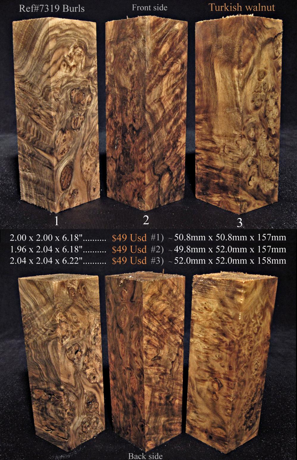 BURL WALNUT...::: by TurkishWalnut.Net - Turkish Walnut Pieces - Knife ...