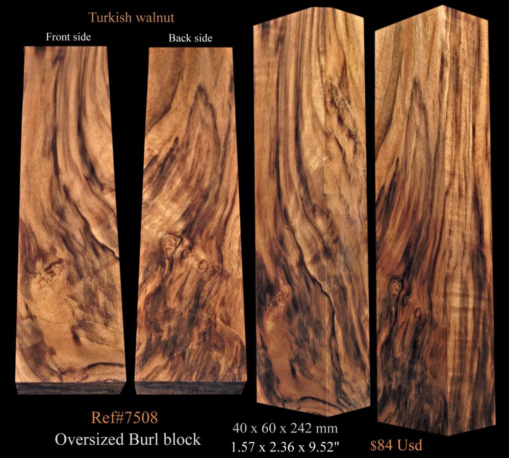 BURL WALNUT...::: by TurkishWalnut.Net - Turkish Walnut Pieces - Knife ...