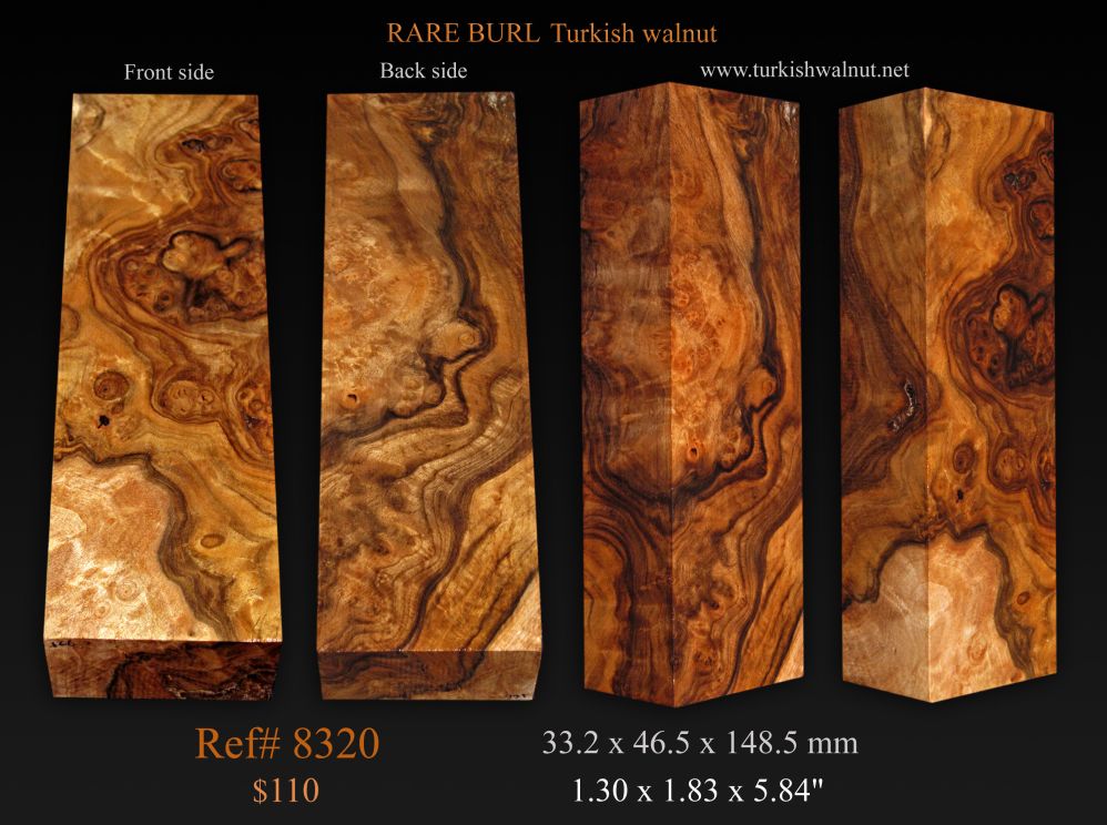 BURL WALNUT...::: by TurkishWalnut.Net - Turkish Walnut Pieces - Knife ...